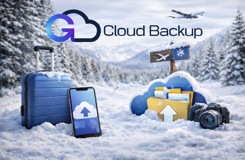 Winter Travel Data Backup with G Cloud Backup: Protect Your Photos Before Your Trip